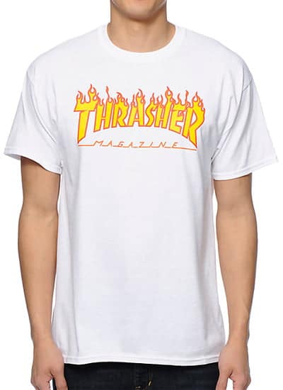 Thrasher Flame White