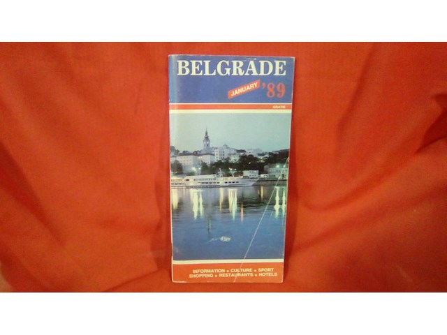 Belgrade `89  vodič/guide