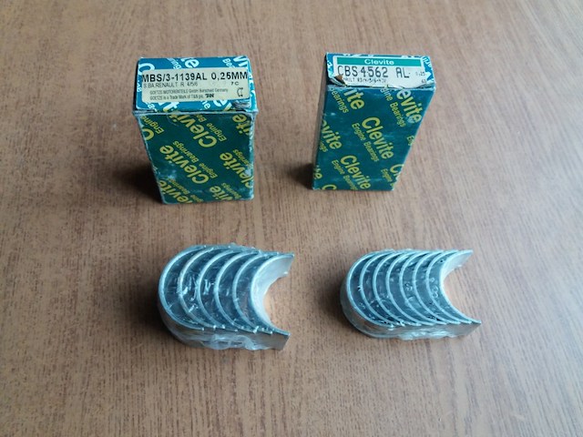 Lezajevi radilice set, Renault R4 TL  0,25 mm