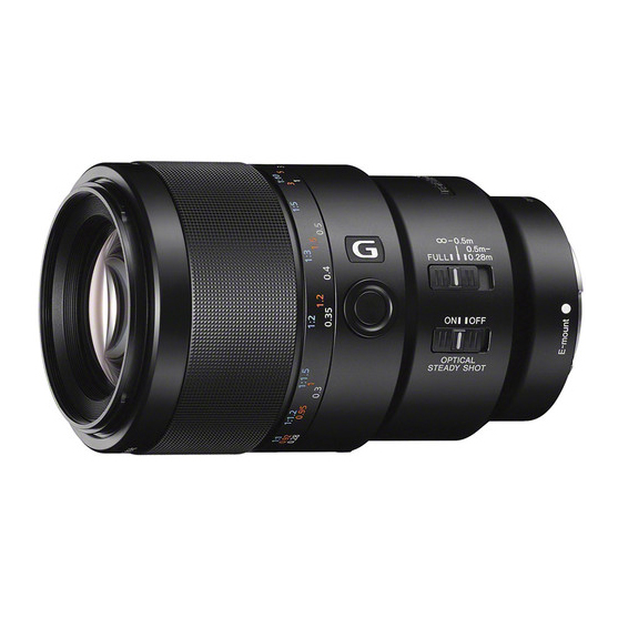 Sony FE 90mm f/2.8 Macro G OSS