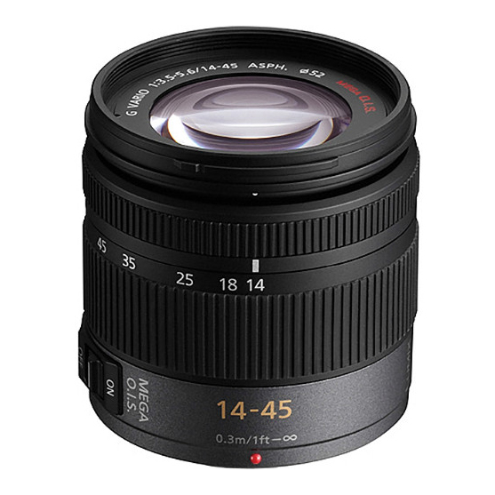 Panasonic Lumix G Vario 14-45mm f/3.5-5.6 ASPH/MEGA O.I.S.