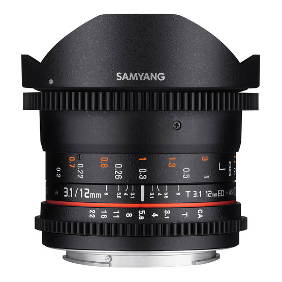 Samyang 12mm T3.1 VDSLR Cine Fisheye za Sony