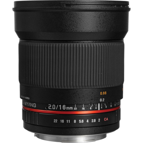 Samyang 16mm F/2.0 ED AS UMC CS za Canon