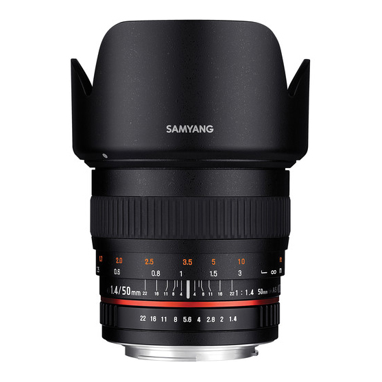 Samyang 50mm f/1.4 AS UMC za Canon