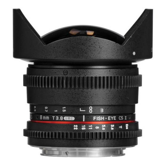 Samyang 8mm T3.8 UMC Fish-Eye CS II za Nikon