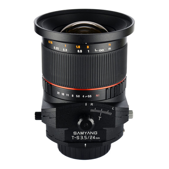 Samyang T-S 24mm f/3.5 ED AS UMC Tilt-Shift za Sony