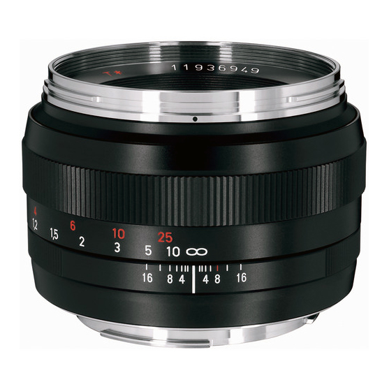 Zeiss Planar T* 50mm f/1.4 ZE za Canon EF