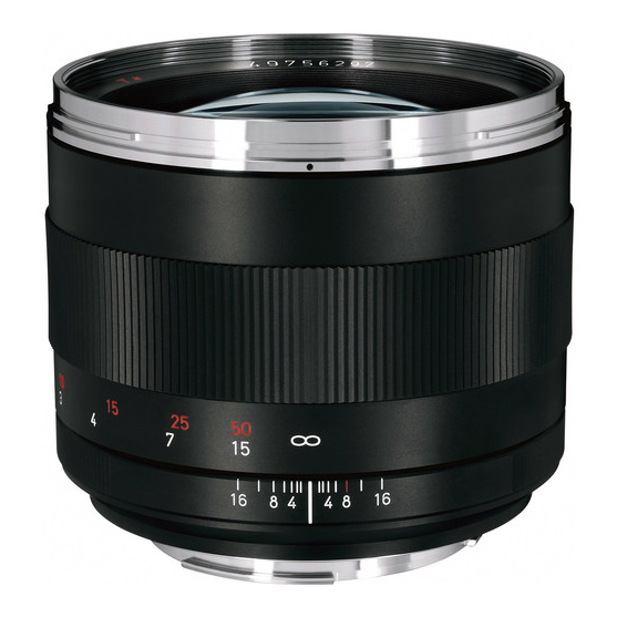 Zeiss Planar T* 85mm f/1.4 ZE za Canon EF