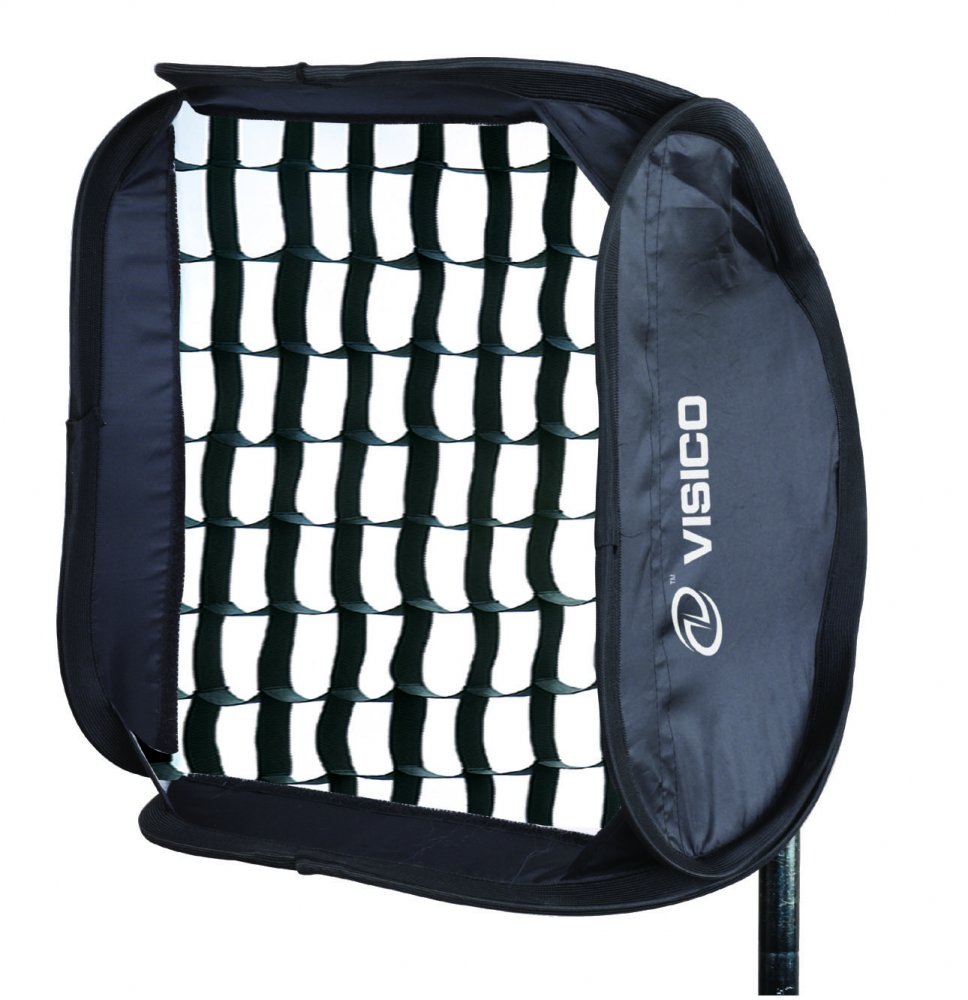Visico EB-063 Brzo sklopiv soft box sa gridom 40x40cm