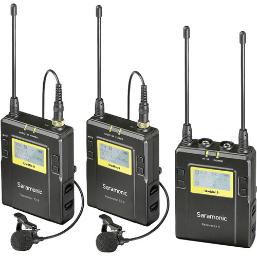 Saramonic UwMic9 2-Person Wireless Omni Lavalier Mic Kit 2