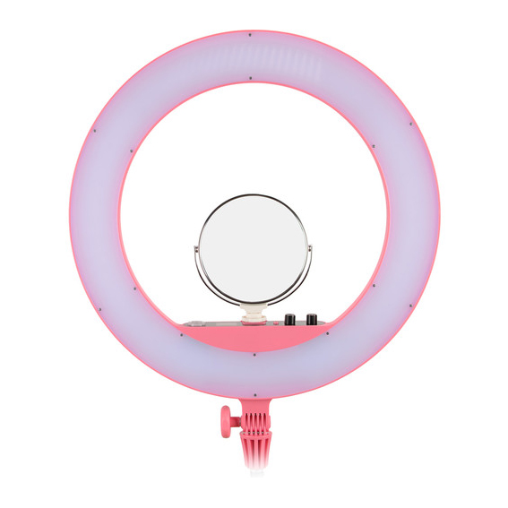 Godox LR160 Bi-Color Ringlight (Pink)