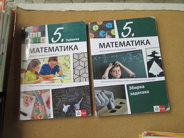Matematika,udzbenik i zbirka za 5.razred Klett