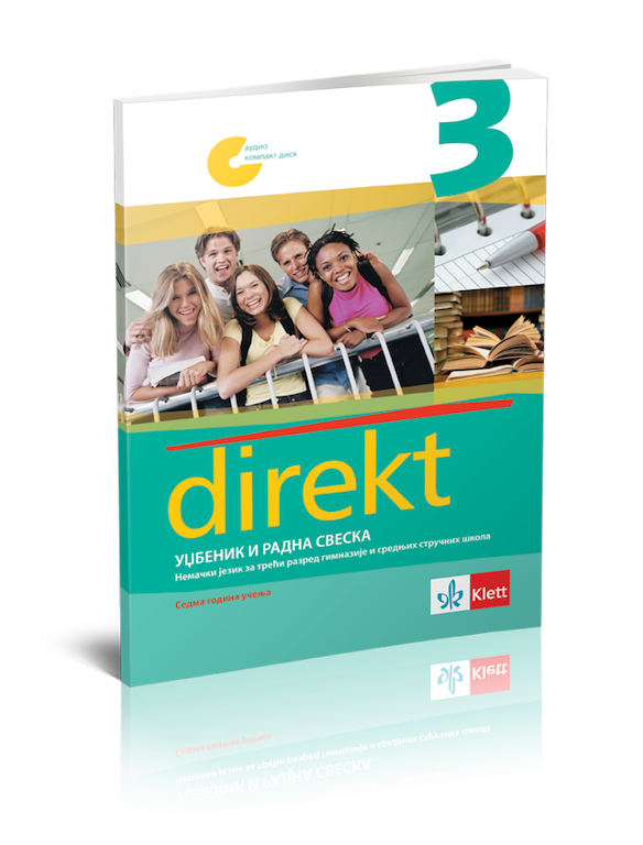 Direkt 3, udžbenik i radna sveska + CD