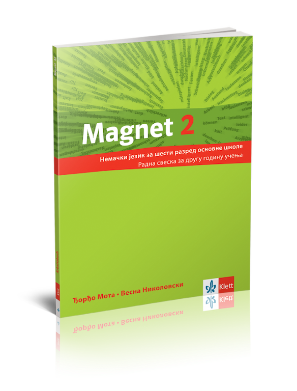 „Magnet 2”, nemački jezik za šesti razred osnovne škole, radna sveska za drugu godinu učenja i CD