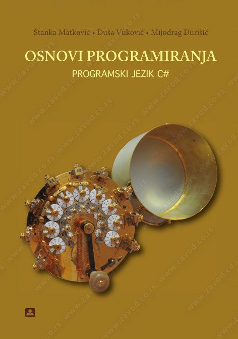 OSNOVI PROGRAMIRANJA 1,2-u programskom jez.C# (matematička gimnazija)