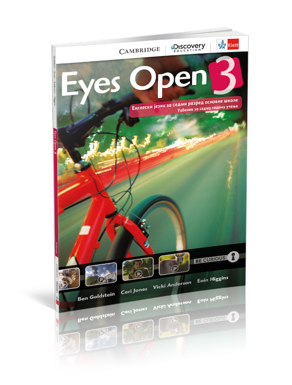 Engleski jezik 7, udžbenik " Eyes Open 3" + 2CD-a za sedmi razred NOVO