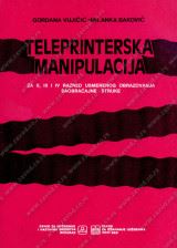 Teleprinterska manipulacija za 2.-4. razred tehničke PTT škole