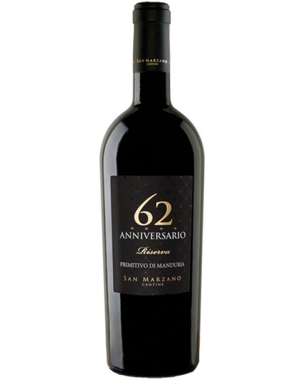 Cantine San Marzano Anniversario 62 Primitivo di Manduria 0.75l 2018