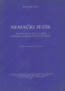 Nemački jezik stručni tekstovi za 1 -4 . razred za mašinsku i mašinsko-energetsku školu