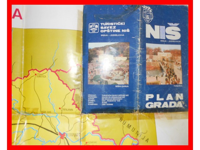 Plan grada Niša 1984.