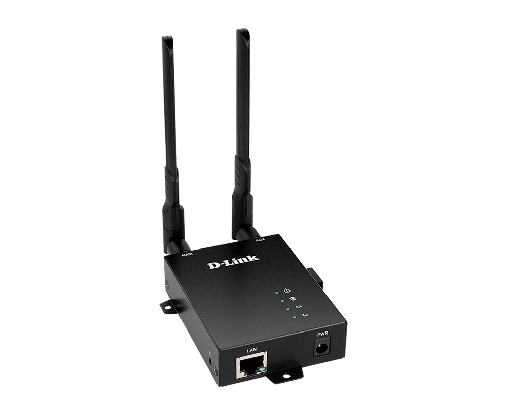 D-Link DWM-312 industrijski 4G LTE M2M ruter, L2TP/PPTP/IPSec VPN Client/Server, 2xSIM slot (failover), 1 x FE, 2 x SMA demontažne antene, TR-069 i D-View 7 management, pocinkovano čelično kućište...