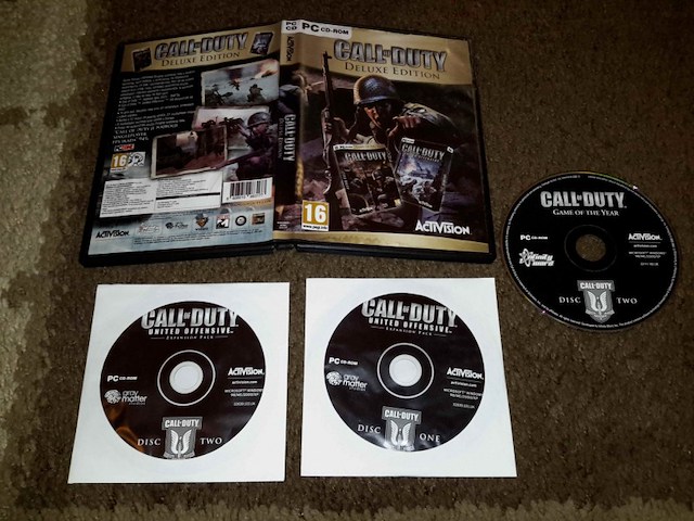 Call of duty deluxe edition 4CDa (Fali jedan CD !!)