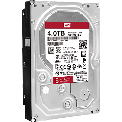 Western Digital Hard disk 4TB Red Pro 3.5″ SATA 6Gb/s 128MB | WD4003FFBX