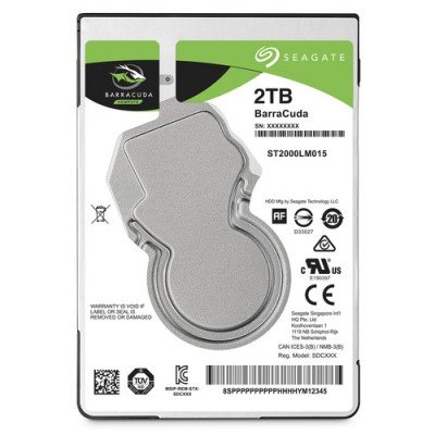 Seagate Hard disk Interni 2.5″ - 2TB Barracuda - ST2000LM015 - SATA III, 128MB, 5400rpm