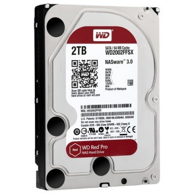 Western Digital Hard disk 2TB Red Pro 3.5″ SATA 6Gb/s 64MB | WD2002FFSX