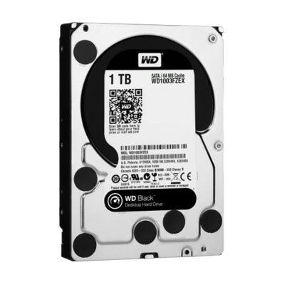 Western Digital Hard disk 1TB Black 3.5″ SATA 6Gb/s 64MB | WD1003FZEX