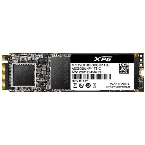 ADATA XPG SX6000 Lite NVMe SSD 1TB M.2 2280 PCIe | ASX6000LNP-1TT-C