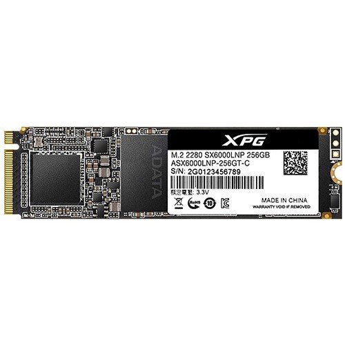 ADATA XPG SX6000 Lite NVMe SSD 256GB M.2 2280 PCIe | ASX6000LNP-256GT-C