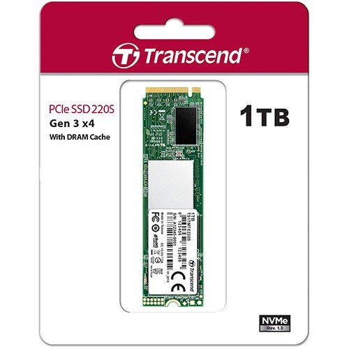 Transcend PCIe NVMe SSD 220S 1TB M.2 (2280) | TS1TMTE220S