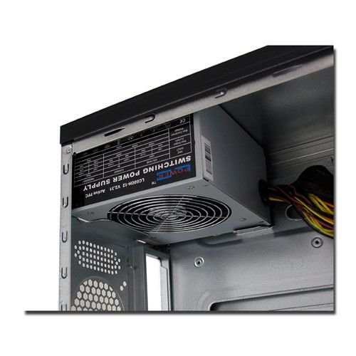 LC POWER Kućište sa napajanjem 600W ATX MicroATX USB 3.0 USB 2.0 HD Audio 120mm(ventilator) | PRO-925B