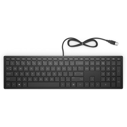 HP Žičana USB tastatura membranski tasteri US crna boja | 4CE96AA
