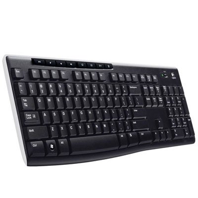 Logitech K270 bežična tastatura USB membranski tasteri US vodootporna crna boja | 920-003738