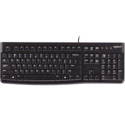 Logitech K120 žičana USB tastatura US crna | 920-002479