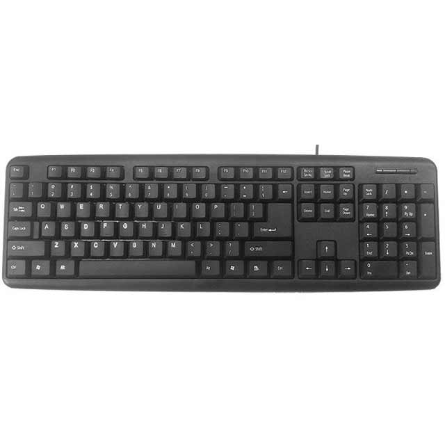 Gembird Tastatura - KB-U-103 - USB, 104 tastera, US raspored, crna