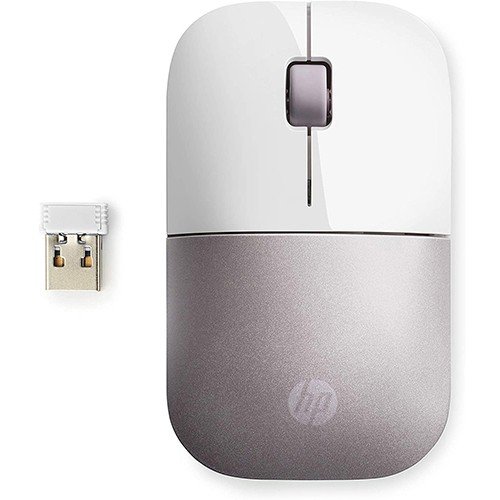 HP Z3700 bežični optički miš USB roze bela boja | 4VY82AA