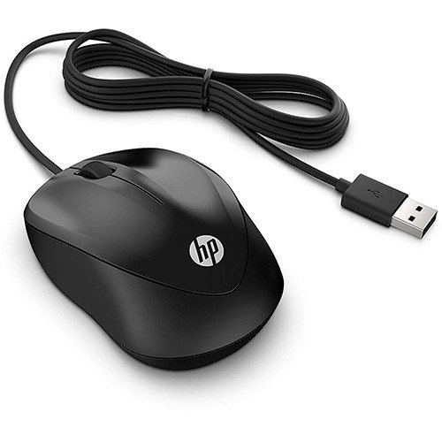 HP Žičani optički miš USB 1200dpi crna boja | 4QM14AA