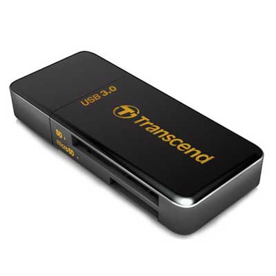 Transcend Čitač kartica USB crni SD/MicroSD SDHC SDXC | TS-RDF5K