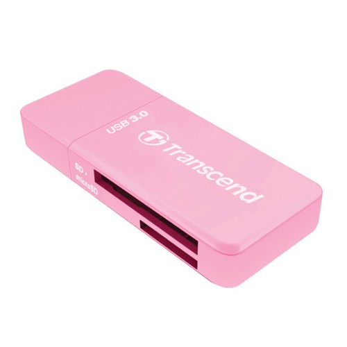 Transcend Čitač kartica USB pink SD/MicroSD SDHC/SDXC/UHS-I | TS-RDF5R