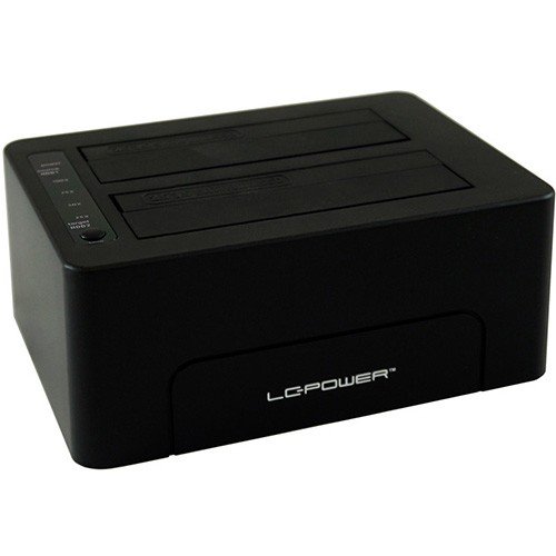 LC POWER Priključna stanica USB Type-C 3.1 2x 2,5″/3,5″ SATA HDDs/SSDs | LC-DOCK-C