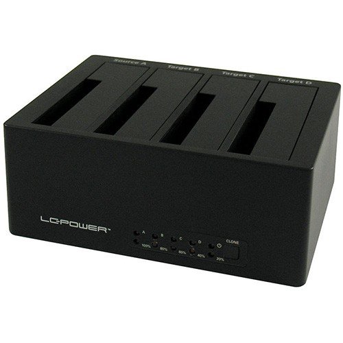 LC POWER Priključna stanica sa 4 ulaza za HDD USB 3.0 eSATA | LC-DOCK-U3-4B