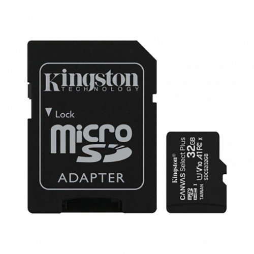 Kingston Memorijska kartica 32GB microSDHC sa SD adapterom SDCS2/32GB - A1, Class 10, Canvas Select Plus, Brzina čitanja 100 MB/s