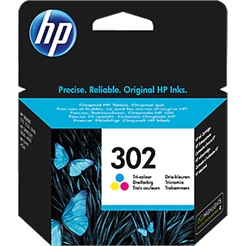 HP HP 302 Tri-color Original Ink Cartridge | F6U65AE