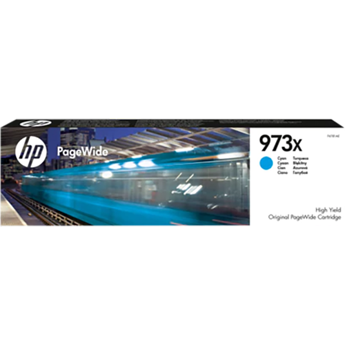 HP HP 973X High Yield Cyan Original PageWide Cartridge | F6T81AE