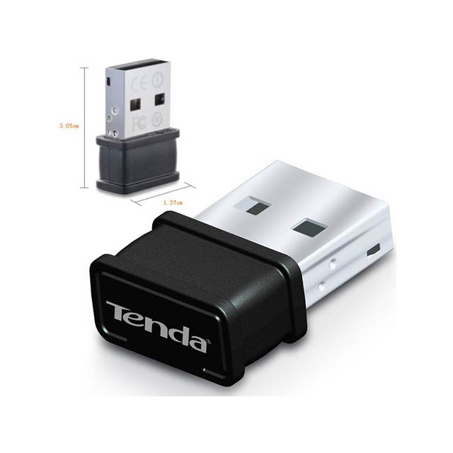 Tenda Wireless N150 Pico USB Adapter, 2dBi antenna | W311MI