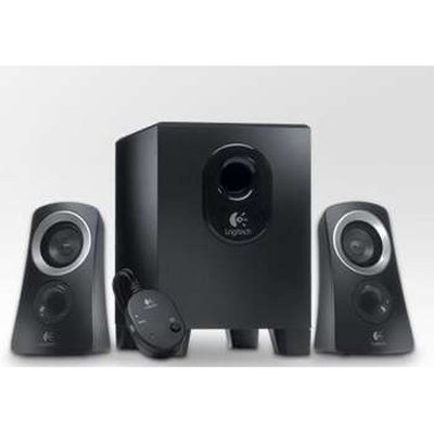 Logitech Z313 žičani stereo 2.1 zvučnici za računar 25W 3.5mm drvo/plastika crni | 980-000413