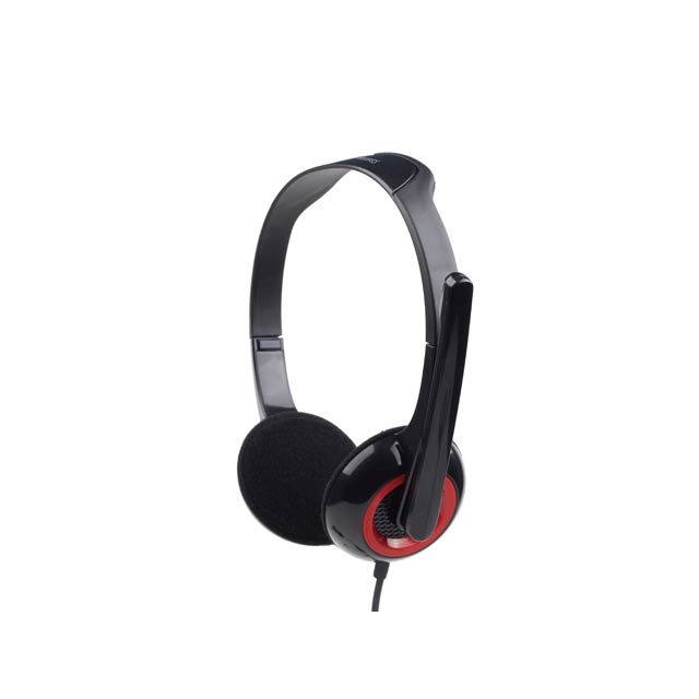 Gembird Stereo slušalice sa mikrofonom 2x3.5mm 20Hz-20kHz 105dB crno crvena boja | MHS-002